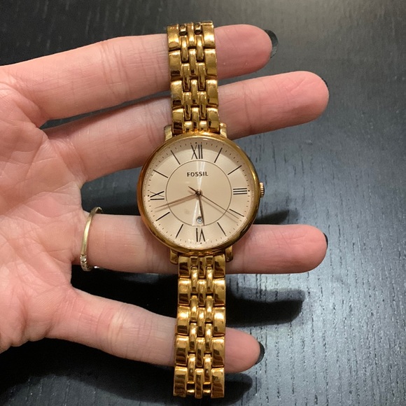 Fossil | Accessories | Womens Gold Fossil Watch | Poshmark